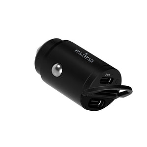 Puro Car Charger Mini 2 USB-C 30W, Black